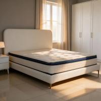 China Functional Fluffy Upholstered Bed Eliminates The Need for Extra Box Spring Support for sale