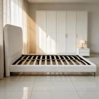 China Functional Fluffy Upholstered Bed Eliminates The Need for Extra Box Spring Support for sale