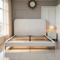 China Functional Fluffy Upholstered Bed Eliminates The Need for Extra Box Spring Support for sale