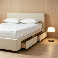 China Cozy Bedroom Bed Has Generous Underdrawer Storage for sale