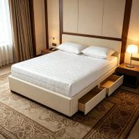 China Cozy Bedroom Bed Has Generous Underdrawer Storage for sale