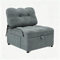 China Side-Pocket-Equipped Sofa Bed for Small-Item Storage Convenience for sale