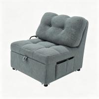 China Side-Pocket-Equipped Sofa Bed for Small-Item Storage Convenience for sale