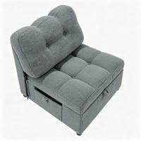 China Side-Storage-Pocket Sofa Bed for Household Small-Item Organization Needs for sale