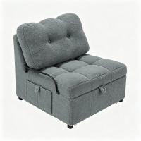 China Quick-Convertible Guest Bed with Large-Capacity Hidden Storage Box for sale