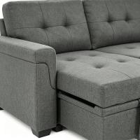 China Easy Convert Tufted Pull out Sofa Bed for Multi Purpose Living Room Space for sale