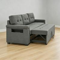China Easy Convert Tufted Pull out Sofa Bed for Multi Purpose Living Room Space for sale