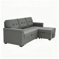 China Effortless Conversion Linen Pull out Sofa Bed for Student Shared Dormitory for sale