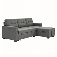 China Effortless Conversion Linen Pull out Sofa Bed for Student Shared Dormitory for sale