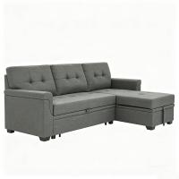 China Effortless Conversion Linen Pull out Sofa Bed for Student Shared Dormitory for sale
