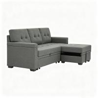 China Two Mode Pull out Fabric Convertible Sofa Bed for Downtown Tiny Apartments for sale