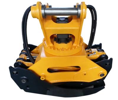 China Double / Two Cylinder Compact Tractor Grapple Hug Style Excavator Grapple Attachment for sale