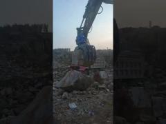 Excavator Grapple Bucket for Wood or Stone