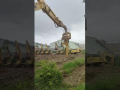 Vibro Multi Hydraulic Hammer 40-65 Ton Excavator montado em pilha