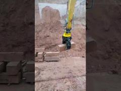 Excavator attchement stone grapple for all type of 6-60ton excavator machine