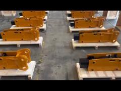 Hydraulische rotsbreker, hydraulische rotsbreker Chisel 155mm voor Jcb graafmachine voor industrieel niveau