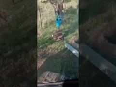 Excavator Drilling Attachment Ground Driller Earth Drilling Auger