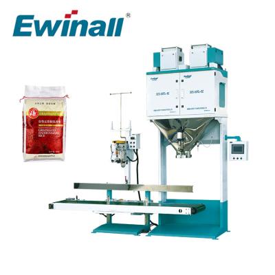 China Automatic Green Bean Rice Packing Machine With Bag Sewing Easy Operation for sale