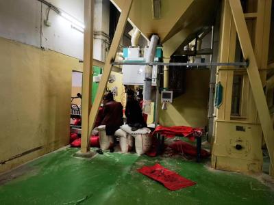 China Tela táctil quantitativo eletrônico da cor verdadeira de máquina de embalagem DCS-50FB-C do arroz à venda