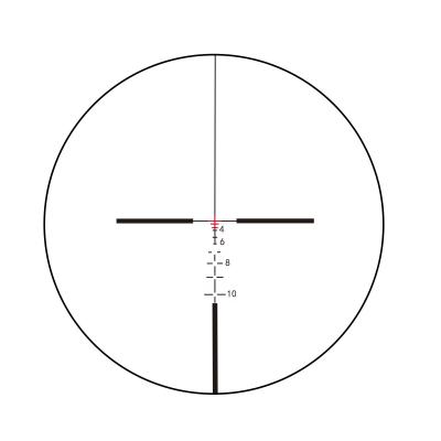 China 155mm Length Prismatic Scope Hunting 4x32 with Red Laser and Mini Red Dot for sale