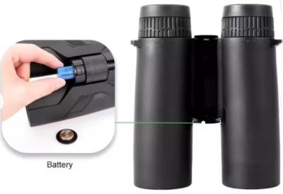 China Potencia máxima de salida 8x42 Laser Rangefinder Binocular 5-1800m 2000m 2500m para el Golf en venta
