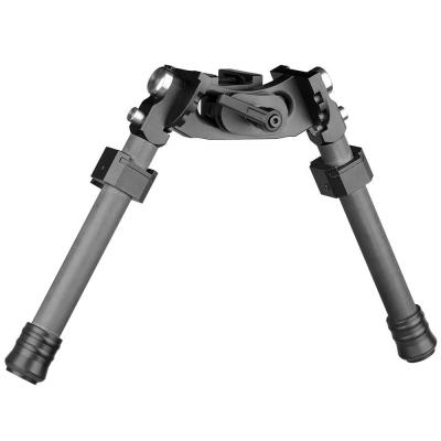 China Adjustable Retractable Bipod for 22mm Hunting Scope Center Height 18-25cm Aluminium for sale