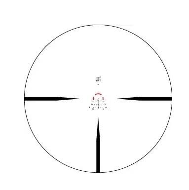 China 18.5oz 1-6x24 SFP Optic Sight AR-BDC3 Reticle 30 mm Tube with Fixed Parallax Setting for sale