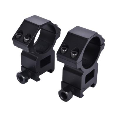 China High Profile Dual Ring Scope Mount Double Rings Mount Matte Black Center Height 21mm for sale