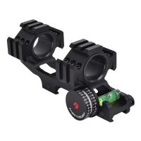 China 22mm Width Dual Ring Scope Mount with Bubble Level and Angle Indicator Center Height 21mm for sale