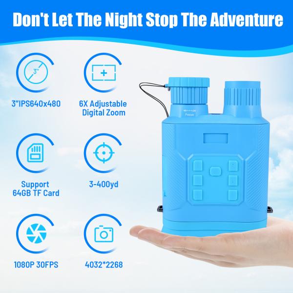 Quality Multi-Function KDMINI88L Digital Night Vision Binocular with 5X Optical for sale