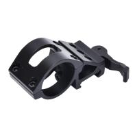 China Quick Detachable Scope Mount 30mm Offset Ring for 21mm Side Mount in Matte Black for sale