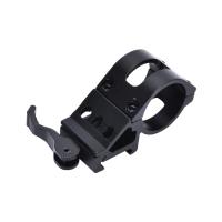 China Quick Detachable Scope Mount 30mm Offset Ring for 21mm Side Mount in Matte Black for sale