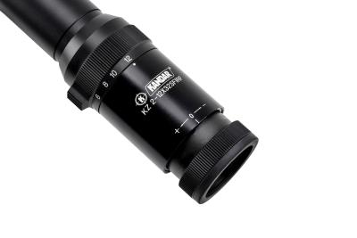 China 35mm KANDAR KZ 2-12x32 Eerste brandpuntvliegtuig jachtscherm met zijfocus glas reticel Te koop