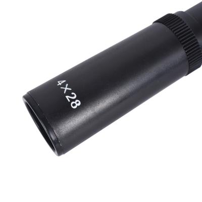 中国 28mm オブジェクトレンズ R4 4x28 ミニスコープ オプティカルビジョン 狩猟 最大出力 0 販売のため