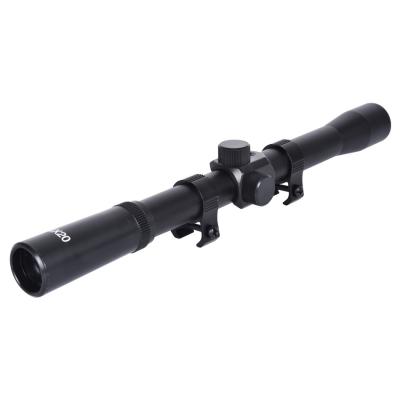 Cina 4x20 Mini Scope 22 Scopi ottici con anelli e montature Campo visivo 4,6° 100yds Diametro del tubo 17mm in vendita