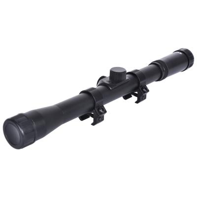 Cina 4x20 Mini Scope 22 Scopi ottici con anelli e montature Campo visivo 4,6° 100yds Diametro del tubo 17mm in vendita