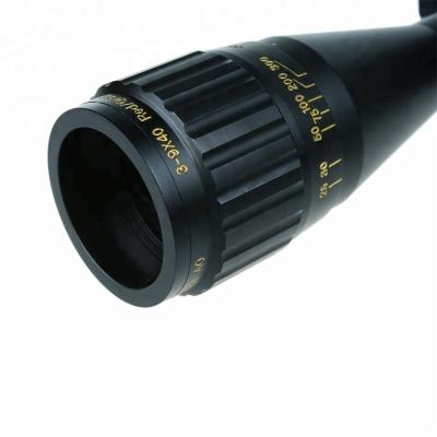 Cina Rosso e verde illuminato 3-9X40AOME Campo di applicazione per la caccia a lunga distanza 340mm Lunghezza in vendita