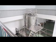 O secador de pulverizador imediato do café 100kg/H pulveriza - o equipamento de secagem secado do processo do café