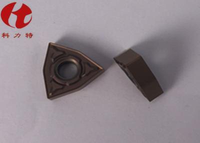 China WNMG080404-MM Hard Alloy Bronze Color Nice Chipbreakers For Stainless Steel Under Semi Finish / Finish for sale