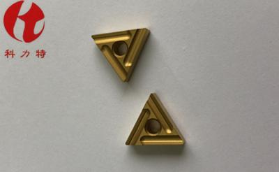 China CNC Turning Inserts TNMG160408-VF Both Right And Left Side Universal Chipbreakers Yellow Coating For Steel for sale