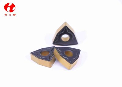 China CNC Cutting Tools Double Color Coated WNMG080408-PMK CNC Turning Inserts For Steel With Amazing Work Life for sale