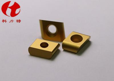 China Special Desgin Carbide Milling Inserts CVD Color CNHX Good Hot Hardness for sale