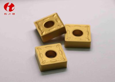 China Yellow And Black Color SNMG190612 CNC Turning Inserts For Steel Lathe Cutting Tools for sale