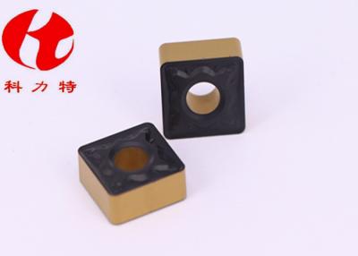 China Yellow And Black Double Color SNMG120404-PMK Cnc Turning Inserts With Excellent Performance for sale