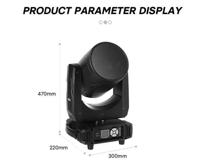 300W LED Surface Moving Head Light 2700-6500K