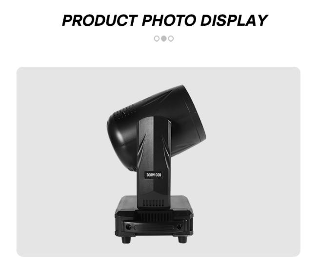 300W LED Surface Moving Head Light 2700-6500K