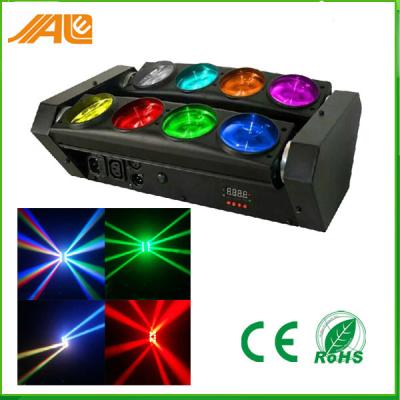China 8pcs 10w Rgbw 4 in 1 Led Spider Beam Moving Head Lights For Disco for sale