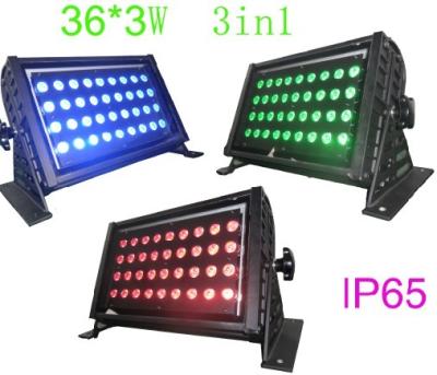 China 36pcs 3w Rgb Taicolor Led Stage Flood Light 110v -240v 108w RoHS for sale