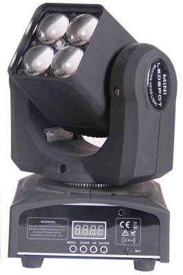 China 4 x10W High Brightness LED Beam Moving Head Light 540°/270° RoHS for sale