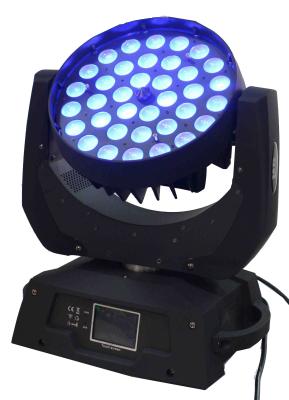 China Rgbwa Led Moving Head Zoom Events Disco Stage Lights 36 x 18w for sale